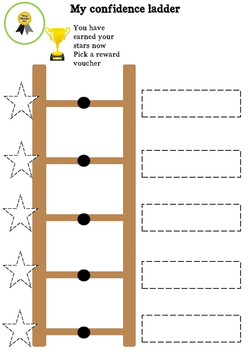 Confidence Ladder Targets - Etsy
