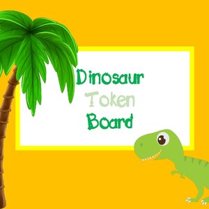 Dinosaur Behaviour Token Board - Etsy
