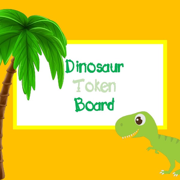Dinosaur Token Board - Etsy