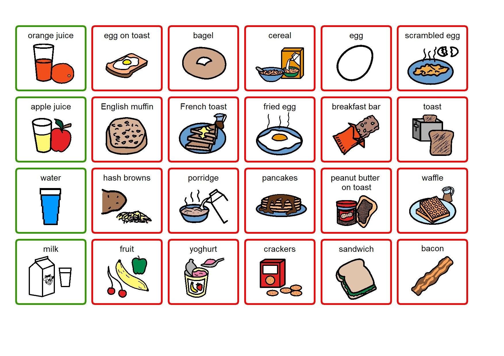 Breakfast Choice Board - Etsy