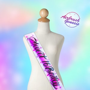 President Airbrush Sash - Let's Go Party - Custom Satin Sash - Cosplay ...