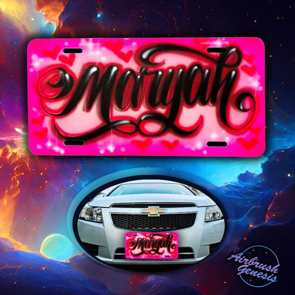 Custom Painted License Plate - Etsy