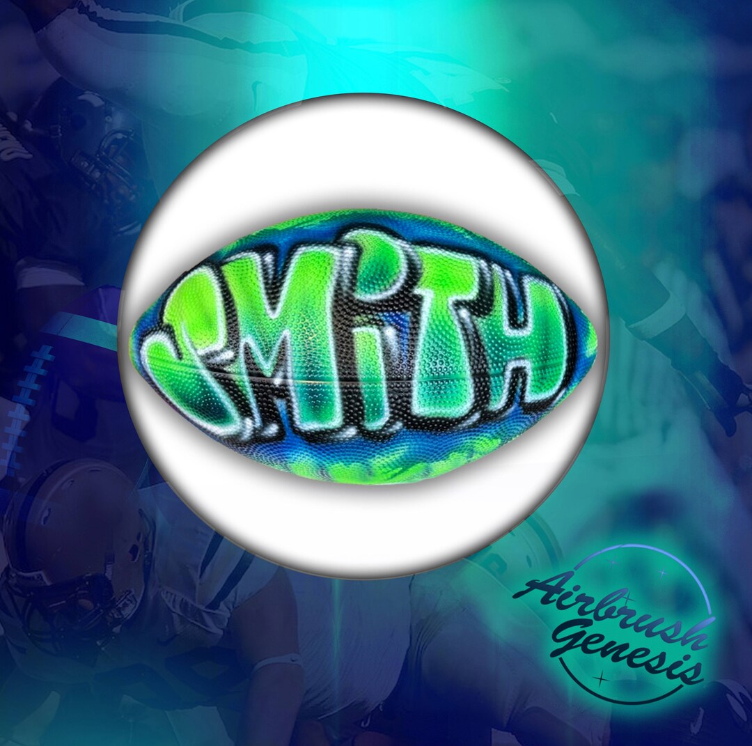 Handpainted Custom Football | Custom Football | Handpainted Football ...