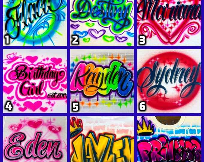 Airbrush Jogger Design Free Shipping - Etsy