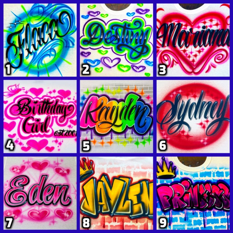 Spray Paint Custom Tank - Etsy