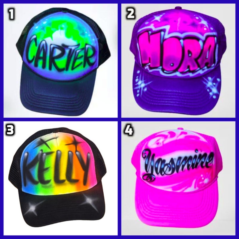 Graffiti Hat - Etsy