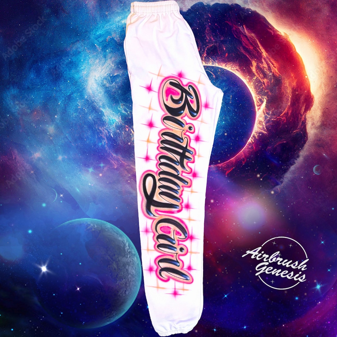 Airbrush Adult Sweatpants Birthday Girl Design - Etsy