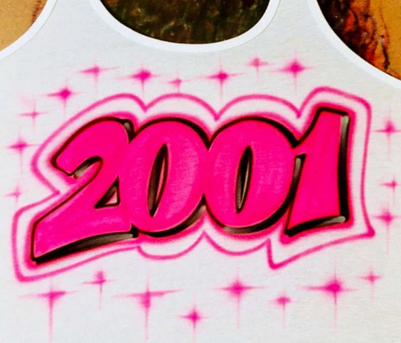 Est Year Designairbrush T Shirtairbrushed Shirtairbrush - Etsy