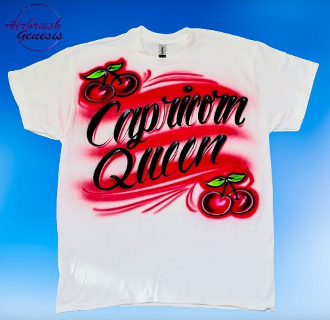 Spray Paint Airbrush T Shirt,tanktop Cherry Design - Etsy