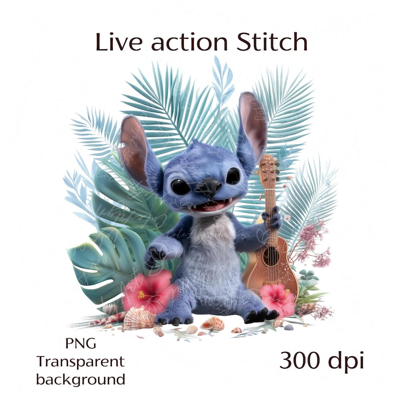 Realistic Stitch - Etsy