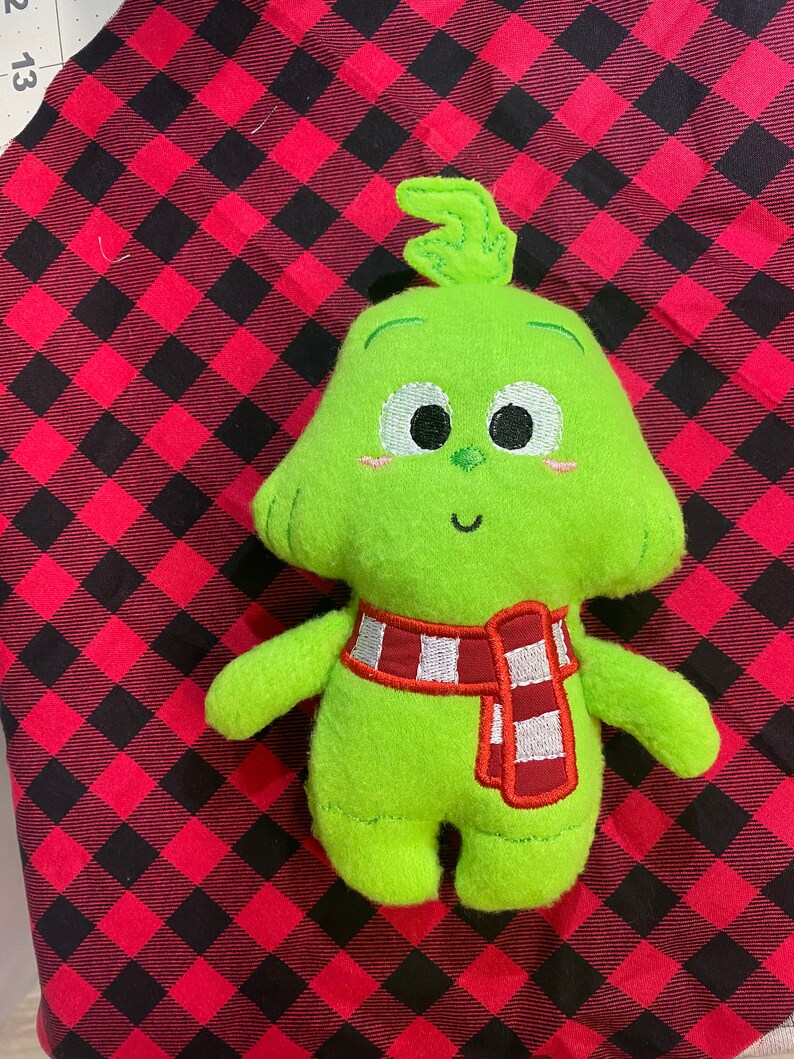 Grumpy Green Guy Stuffie - Mean One Plushie - Christmas Stuffed Guy ...