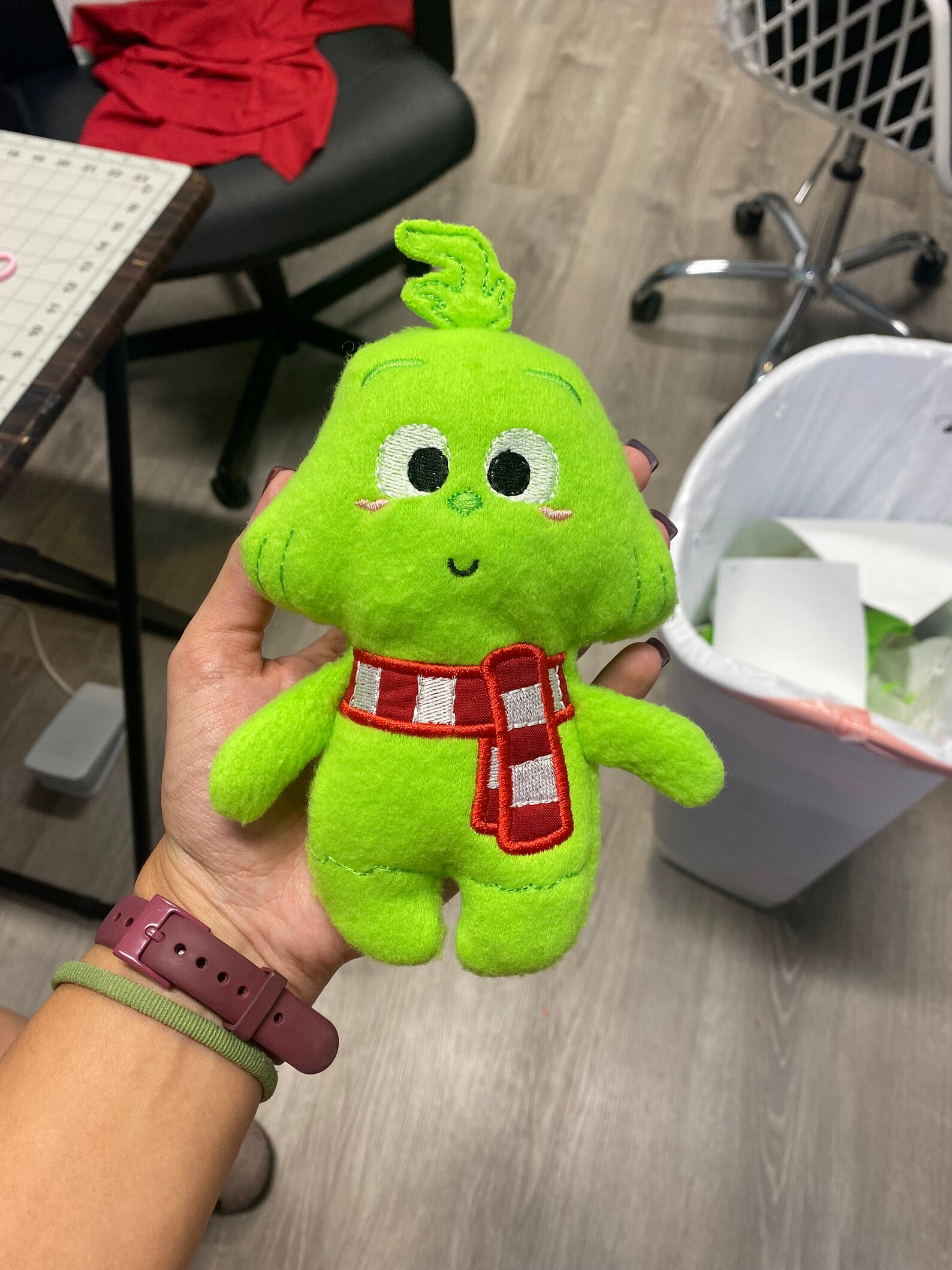 Grumpy Green Guy Stuffie Mean One Plushie Christmas - Etsy