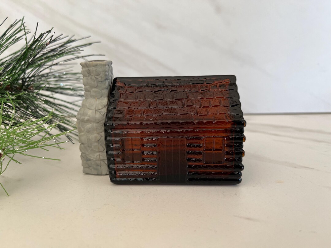Avon Vintage 1970's Log Cabin Cologne Bottle - Etsy