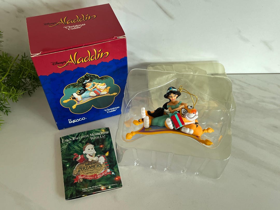Disney Aladdin Enesco Treasury Vintage Christmas Ornament, Jasmine and ...