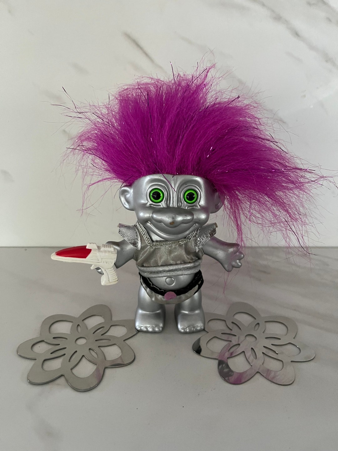Vintage Space Man Alien Troll Doll. Russ Berrie and Company. Marked on ...
