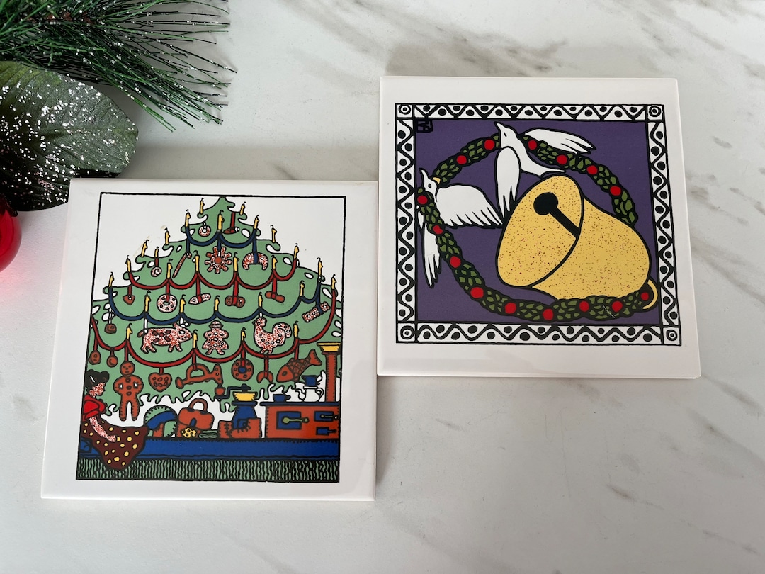 Vintage Tile Art Metropolitan Museum of Art Tile Trivets. Replicates ...