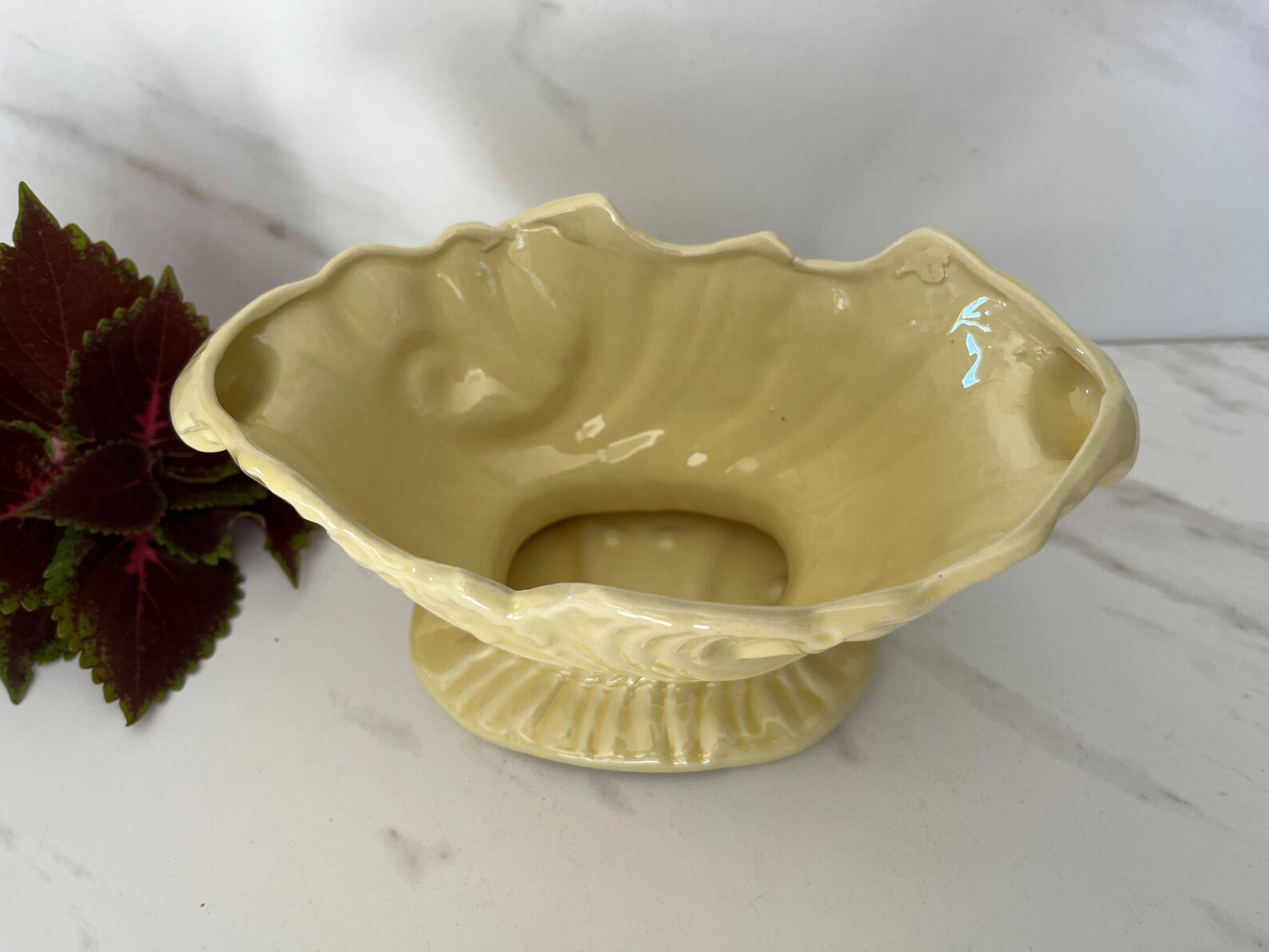 Gorgeous American Bisque Pottery Company Pale Yellow Planter - Etsy