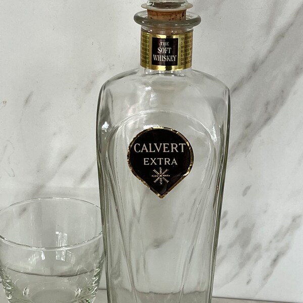 Calvert Whiskey Bottle - Etsy