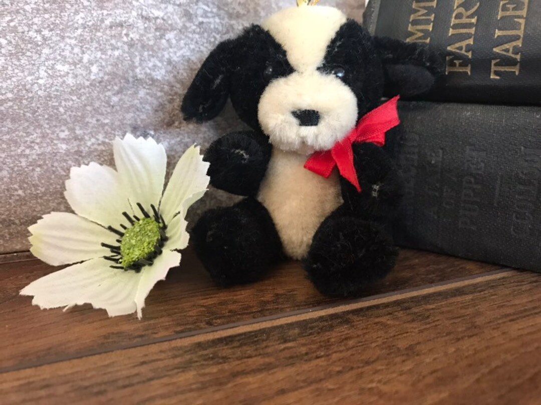 R Dakin & Co. Vintage 1985 Black and White Puppy Dog. - Etsy