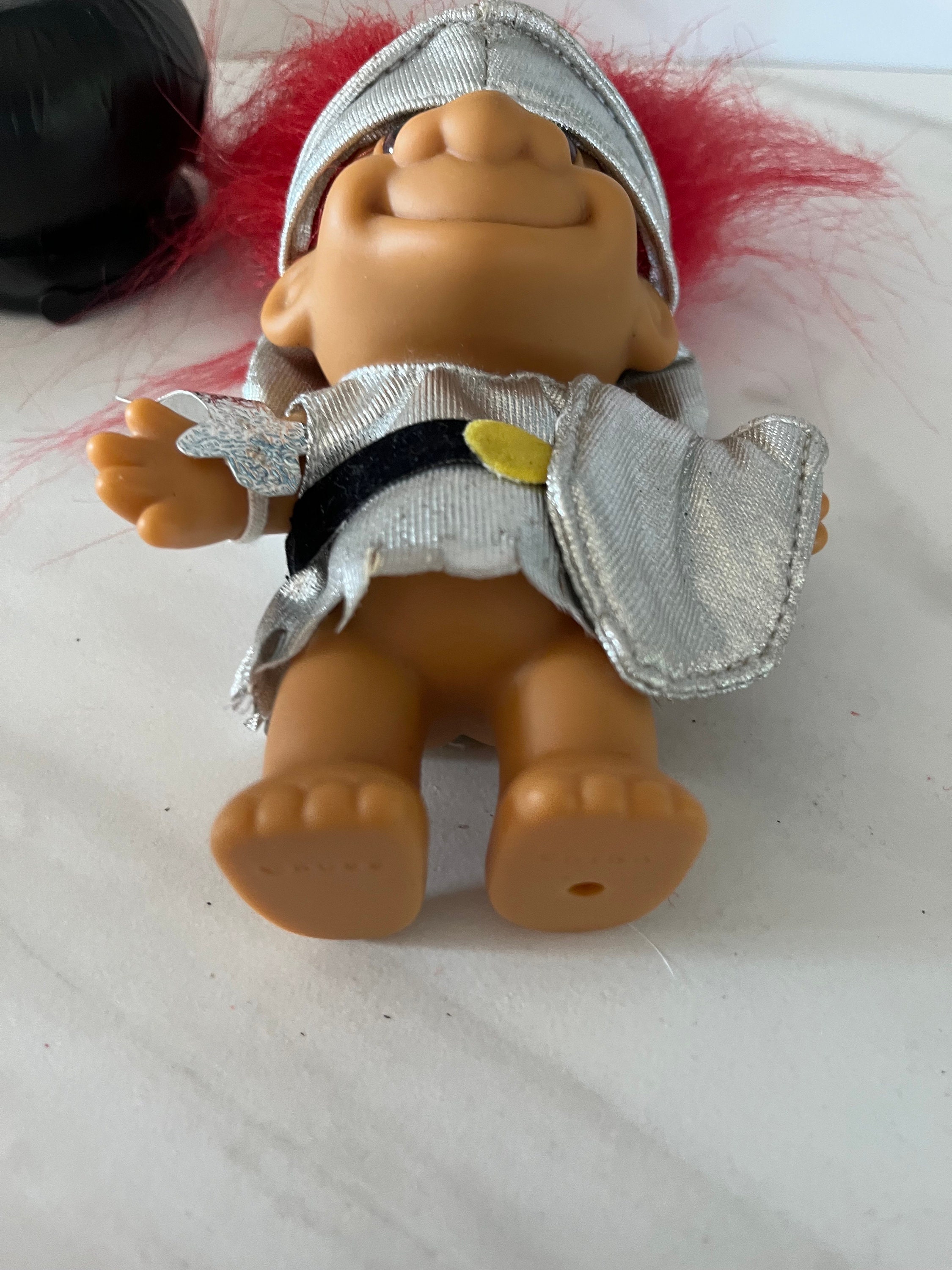 Troll Vintage Knight and Shining Armor Troll Doll. Russ Berrie and ...
