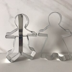 Antique Vintage Gingerbread Boy and Girl Cookie Cutters. - Etsy
