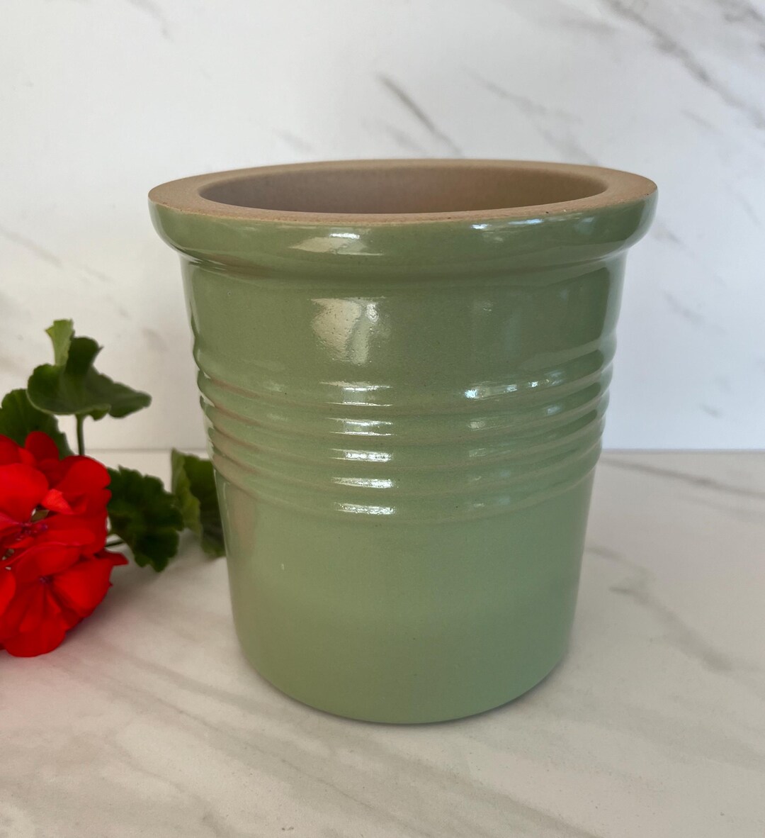 Vintage Pampered Chef Family Heritage Collection Kichen Crock Caddy ...