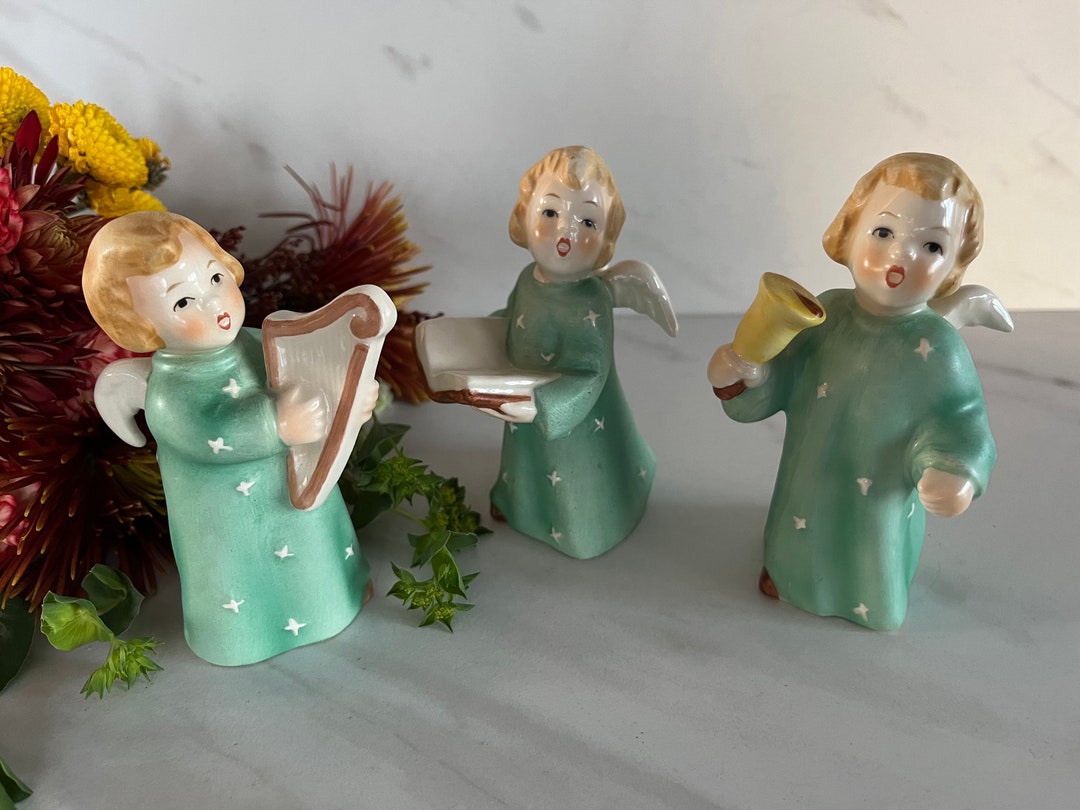 Vintage Goebel Porcelain Angel Trio Marked in Bottom Goebel W. - Etsy
