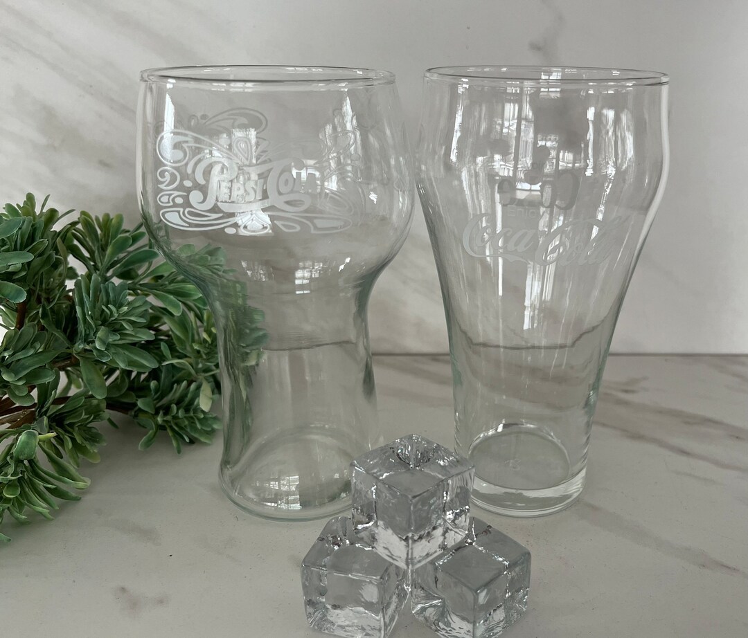 Vintage Coca Cola and Pepsi-cola Drinking Glasses. Libbey Glass 1970’s ...