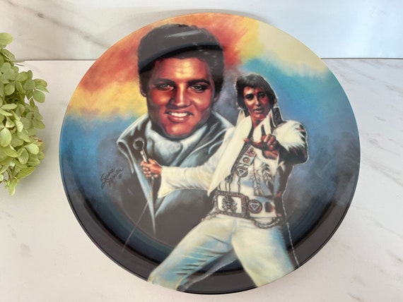 Elvis Presley Vintage Collectors Plate. Artist Susan Morton. - Etsy