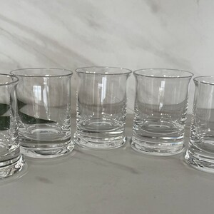 Double Shot Glasses. Weighted Bottom. Set of 5 1990’s - Etsy