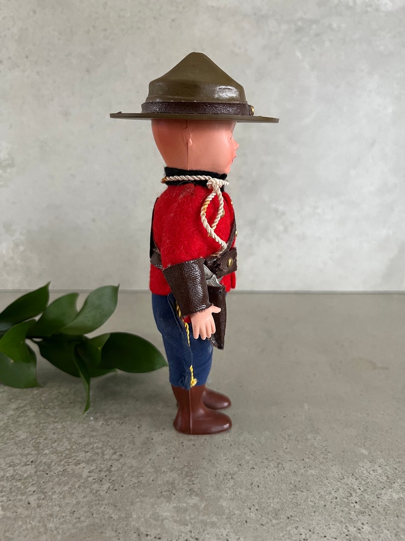 Canadian Rogark Plastic Royal Canadian Mountie Doll . Made in Great ...
