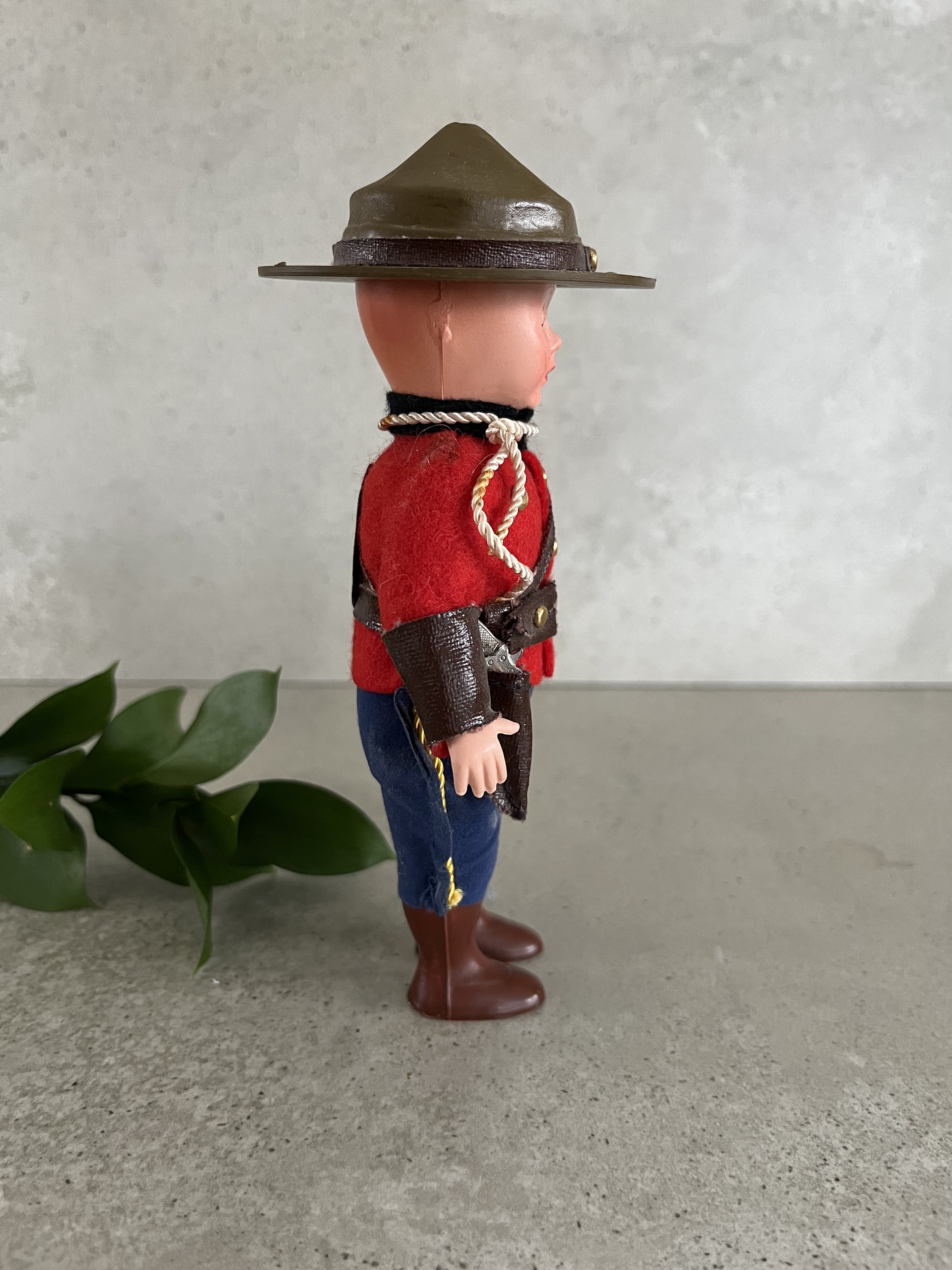 Canadian Rogark Plastic Royal Canadian Mountie Doll . Made in Great ...