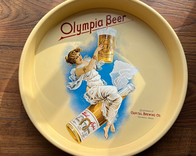 Olympia Beer “compliments of Capital Brewing Company’” Vintage Serving ...