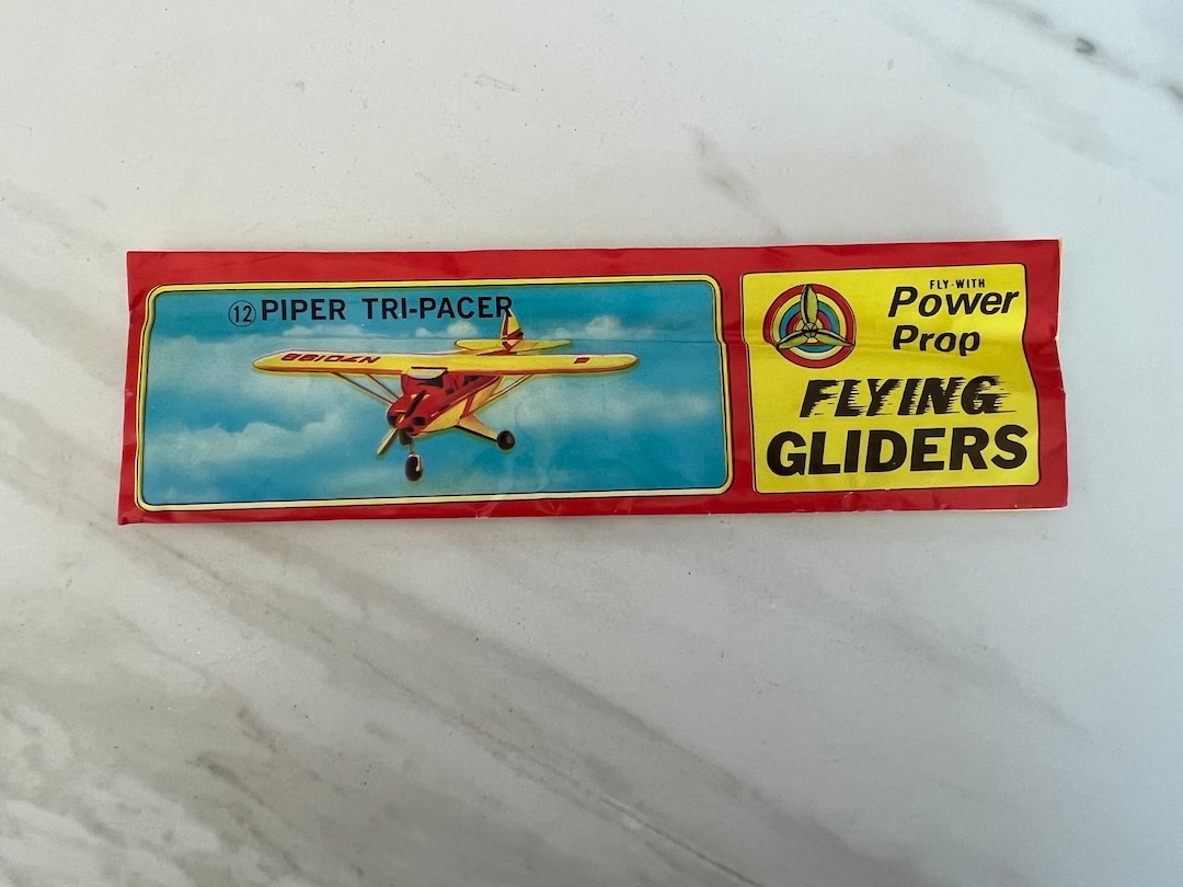 Power Prop Flying Glider Piper Tri-pacer - Etsy