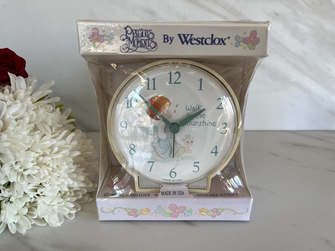 Westclox Precious Moments 1992 Wind up Alarm Clock. NIB Marked Westclox ...