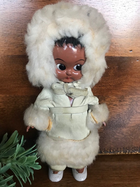 Native American or Alaskan Eskimo Doll With Original Clothes - Etsy