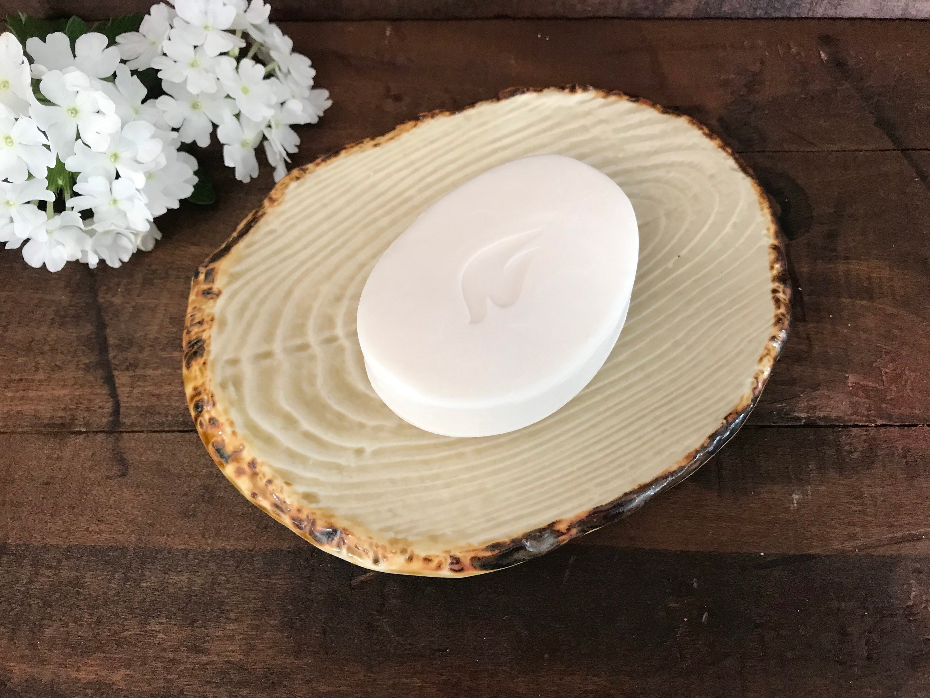 Vintage Ceramic Wood Look Soap Dish. 1980s - Etsy