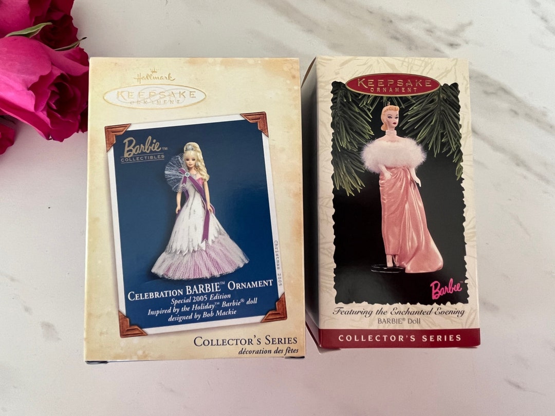 Barbie Collectible Christmas Ornaments. Hallmark Keepsake Barbie ...