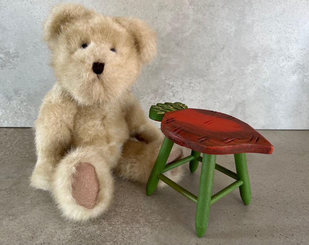 Vintage Wooden Hand Painted Doll Radish Chair Dolls for Plush. Perfect ...