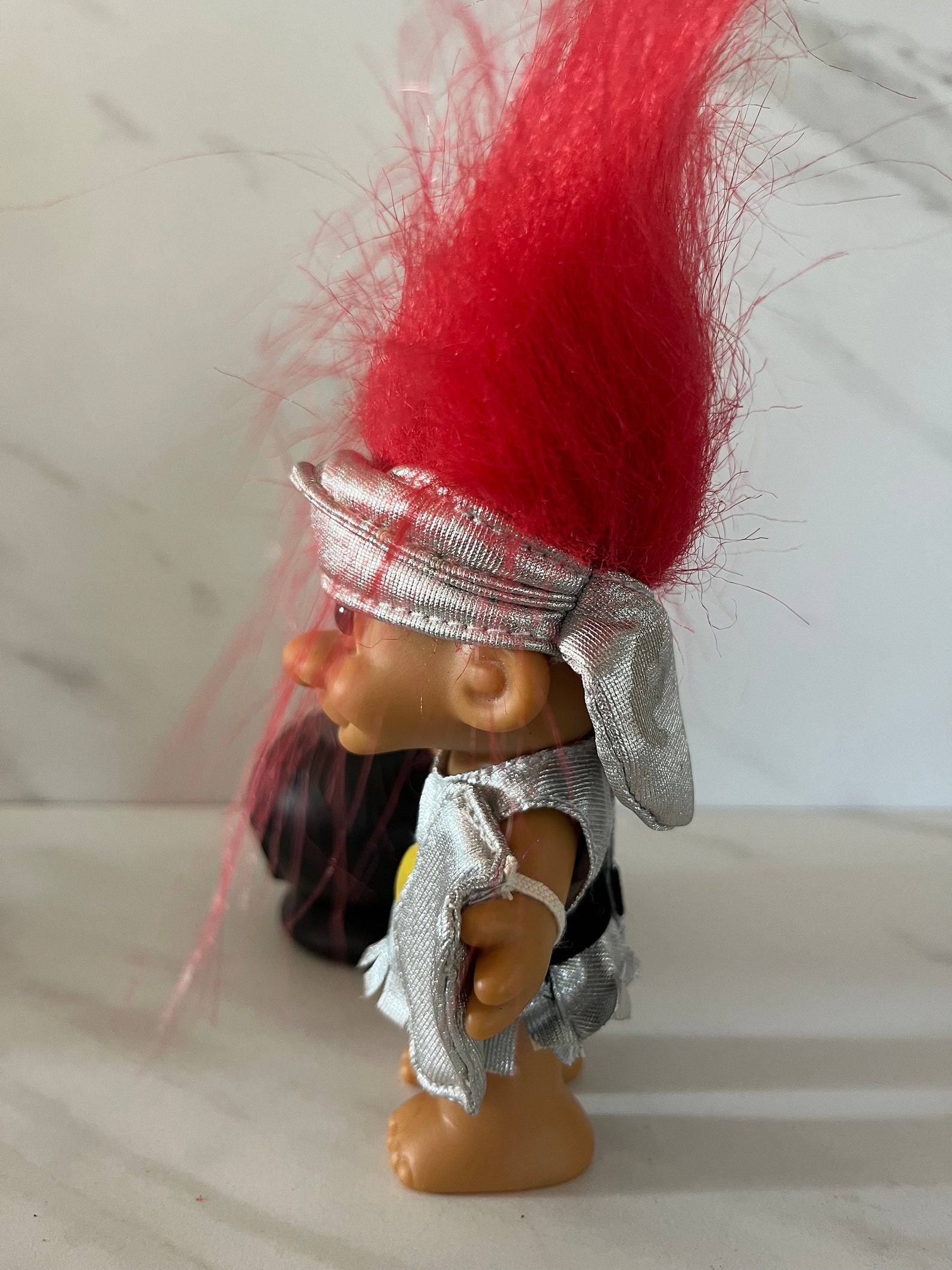 Troll Vintage Knight and Shining Armor Troll Doll. Russ Berrie and ...