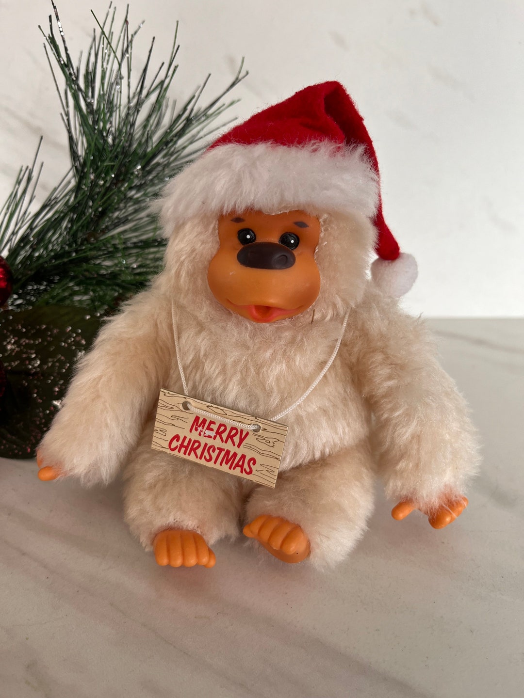 Baby Gonga Gorilla “merry Christmas” by Russ Toys 1978 - Etsy