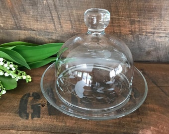 Covered Cheese Dish | Etsy