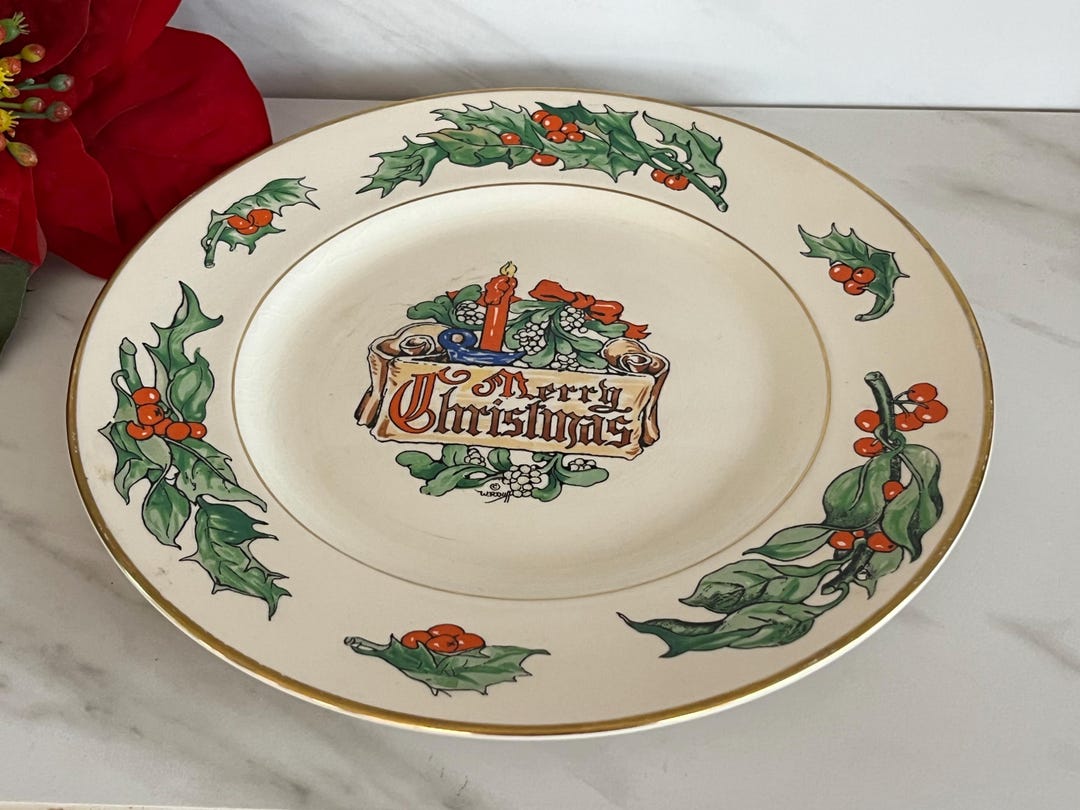 Antique 1947 Yuletide Plate Artist Walter R. Duff Christmas Plate ...