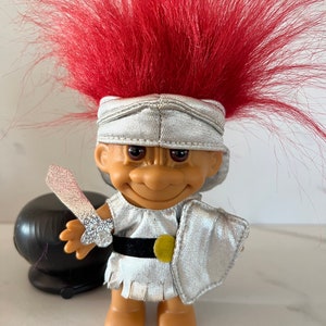 Troll Vintage Knight and Shining Armor Troll Doll. Russ Berrie and ...