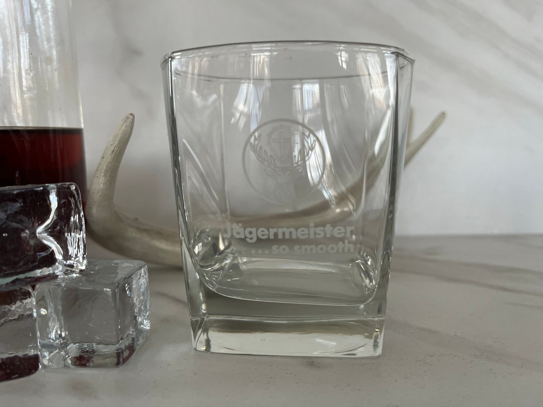 Jagermeister White Letter With Stag jagermeister Logo Rocks or Whiskey ...
