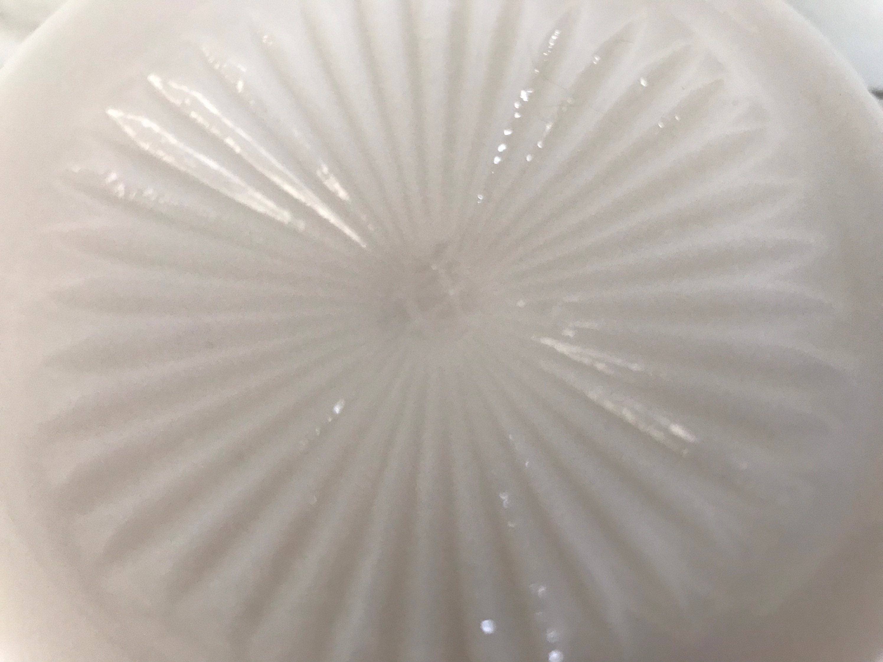 Westmoreland Milk Glass Diamond Pattern. Hobnail Ruffle - Etsy