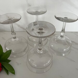 Tiffin Needle Etched Classic Vintage Crystal Coupe Bonnet Cup Sherbet ...