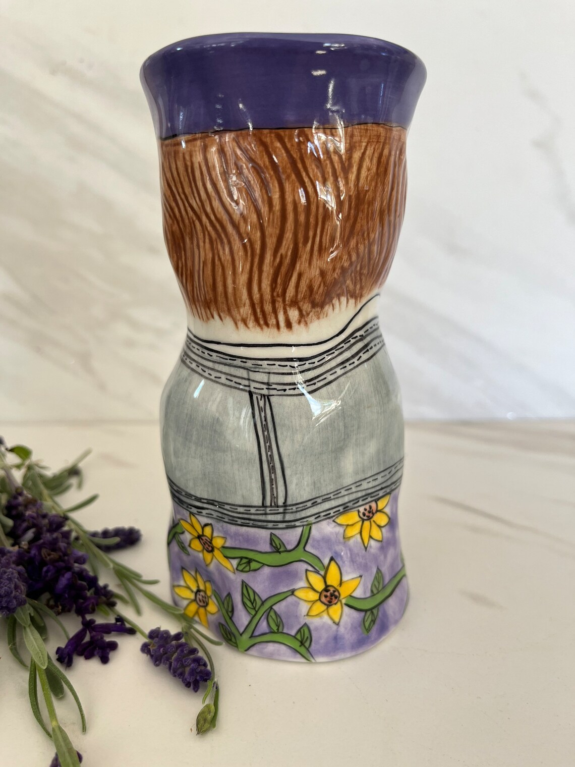 Susan Paley Art Pottery Bank Miss Erica. Signed on Bottom - Etsy