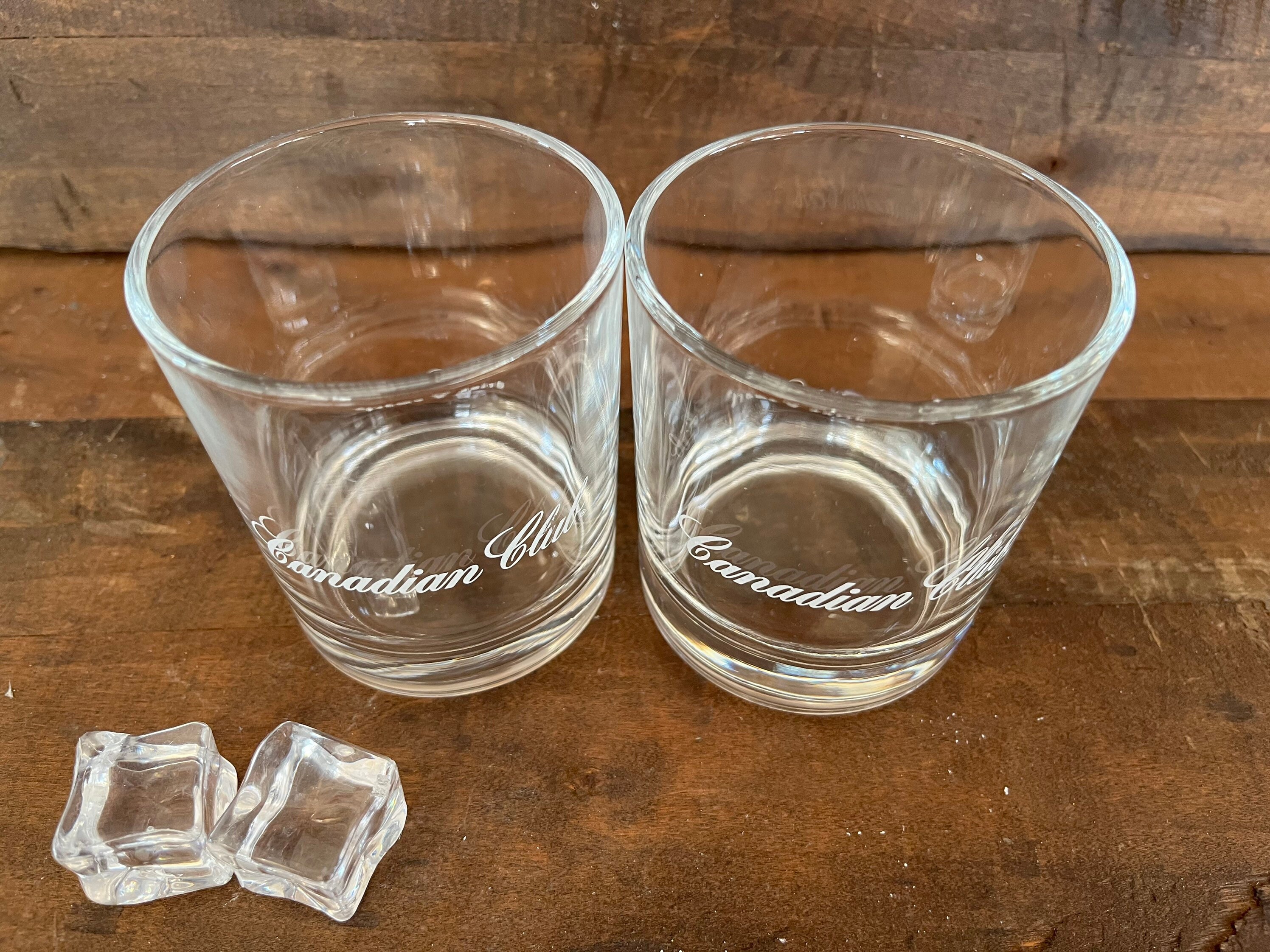 Canadian Club Promo Souvenir Vintage Whiskey Rocks Glasses - Etsy