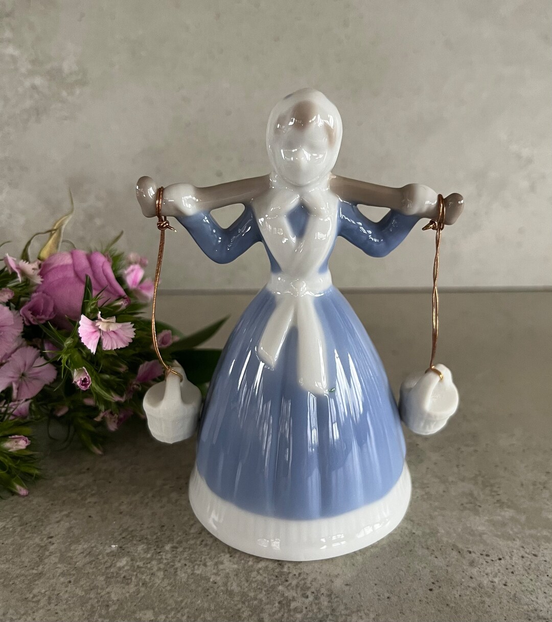 Adorable Vintage Porcelain Ceramic Dutch Girl Bell. - Etsy